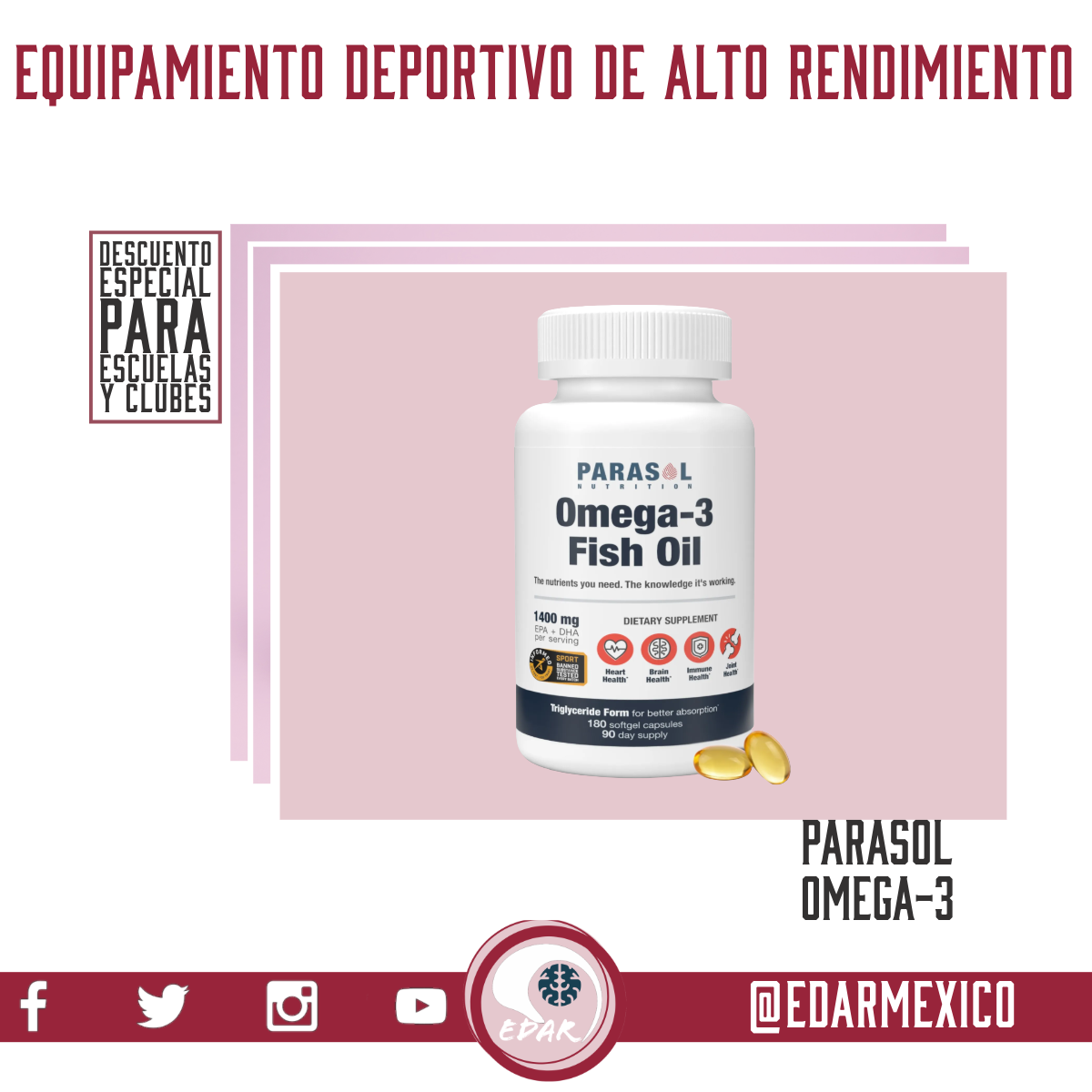 PARASOL NUTRITION OMEGA-3 FISH OIL – @edarmexico
